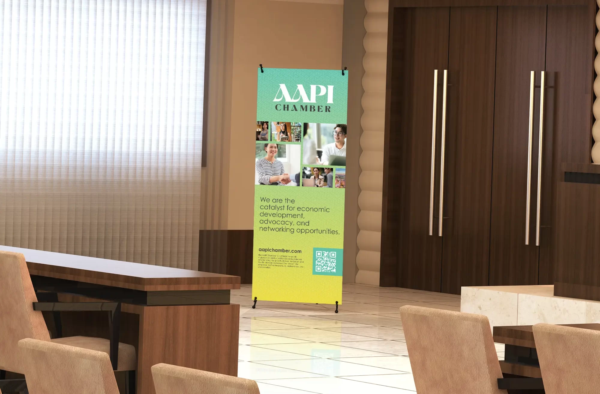 AAPI Chamber Banner Design - Blucat Group Inc